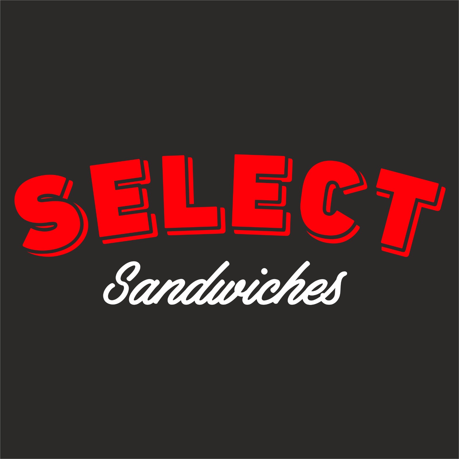 Select Sandwiches menu